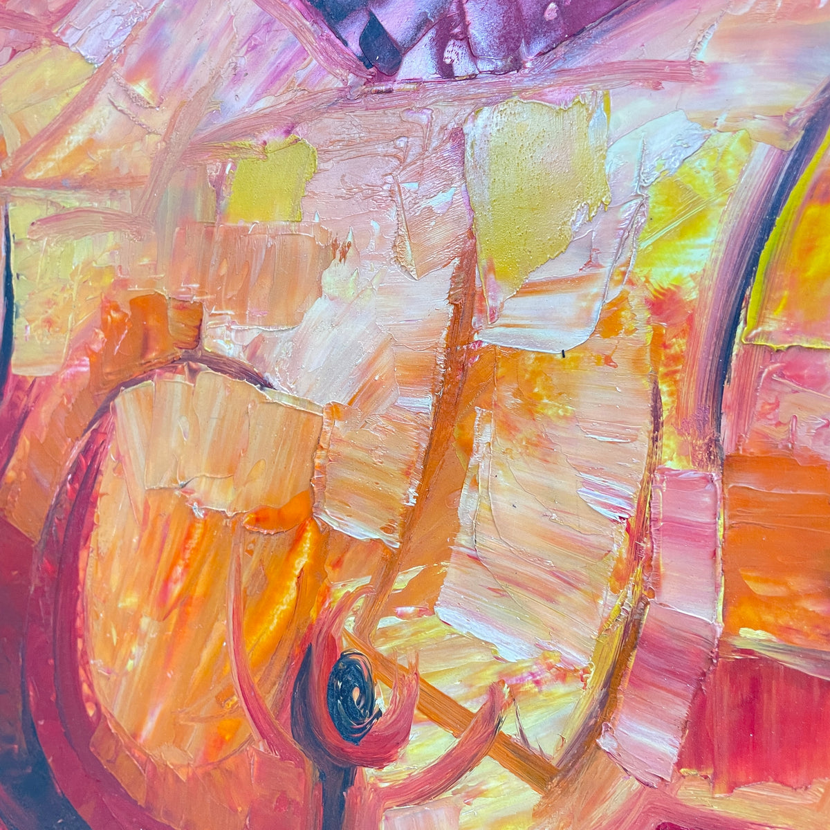 1970s TREVOR RUSHTON OIL ON BOARD NUDE – Statement Furniture